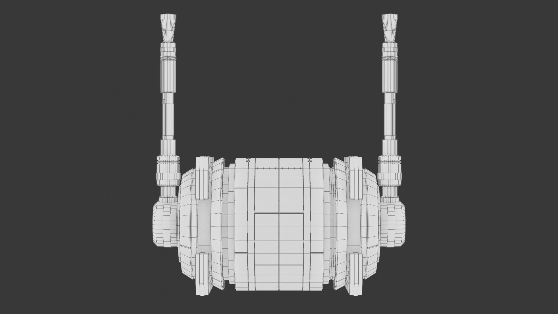 Star Wars style turret free VR / AR / low-poly 3D model rigged | CGTrader