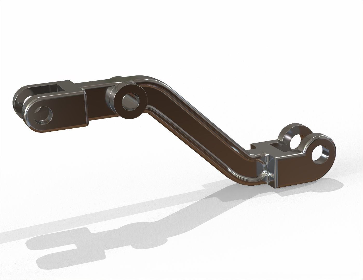 Shock Absorber Handle Clear Ready for 3D Printer Orjinal Sizes 3D model ...