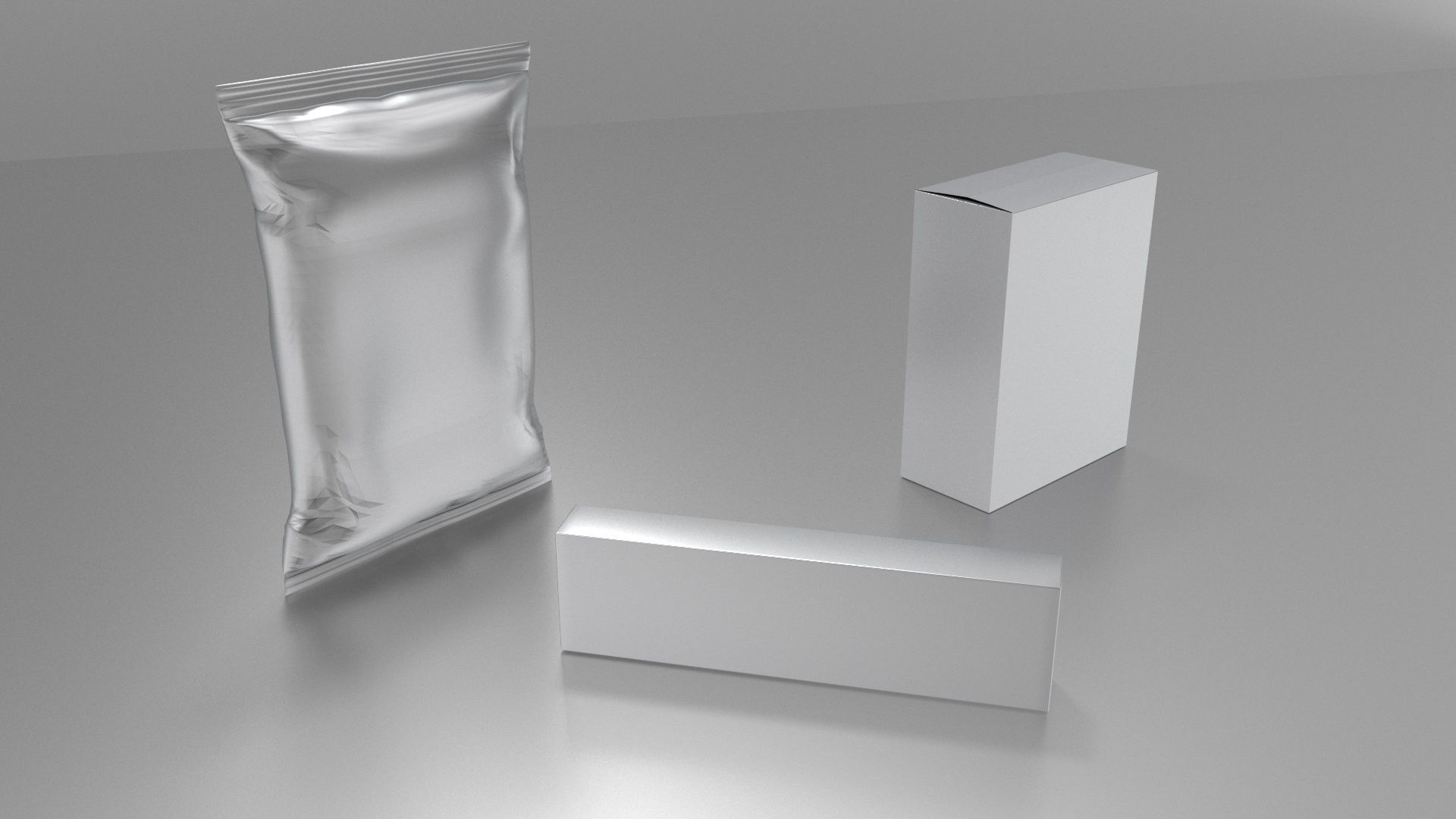 chips and biscuit pack 3d model 3D model | CGTrader