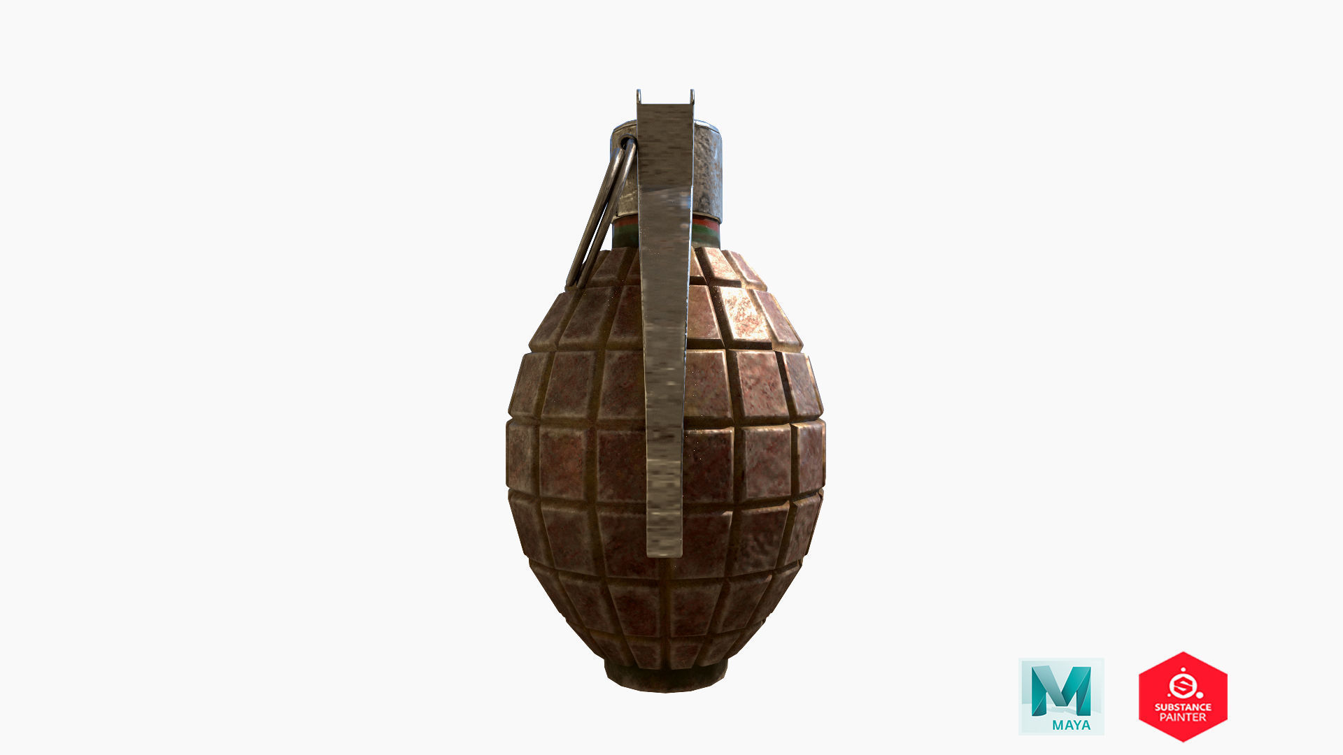 3D model Bomb 3d Model grenade VR / AR / low-poly | CGTrader
