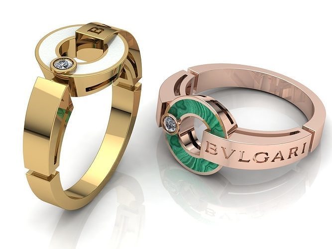 BVL Ring Stone 3D model 3D printable | CGTrader