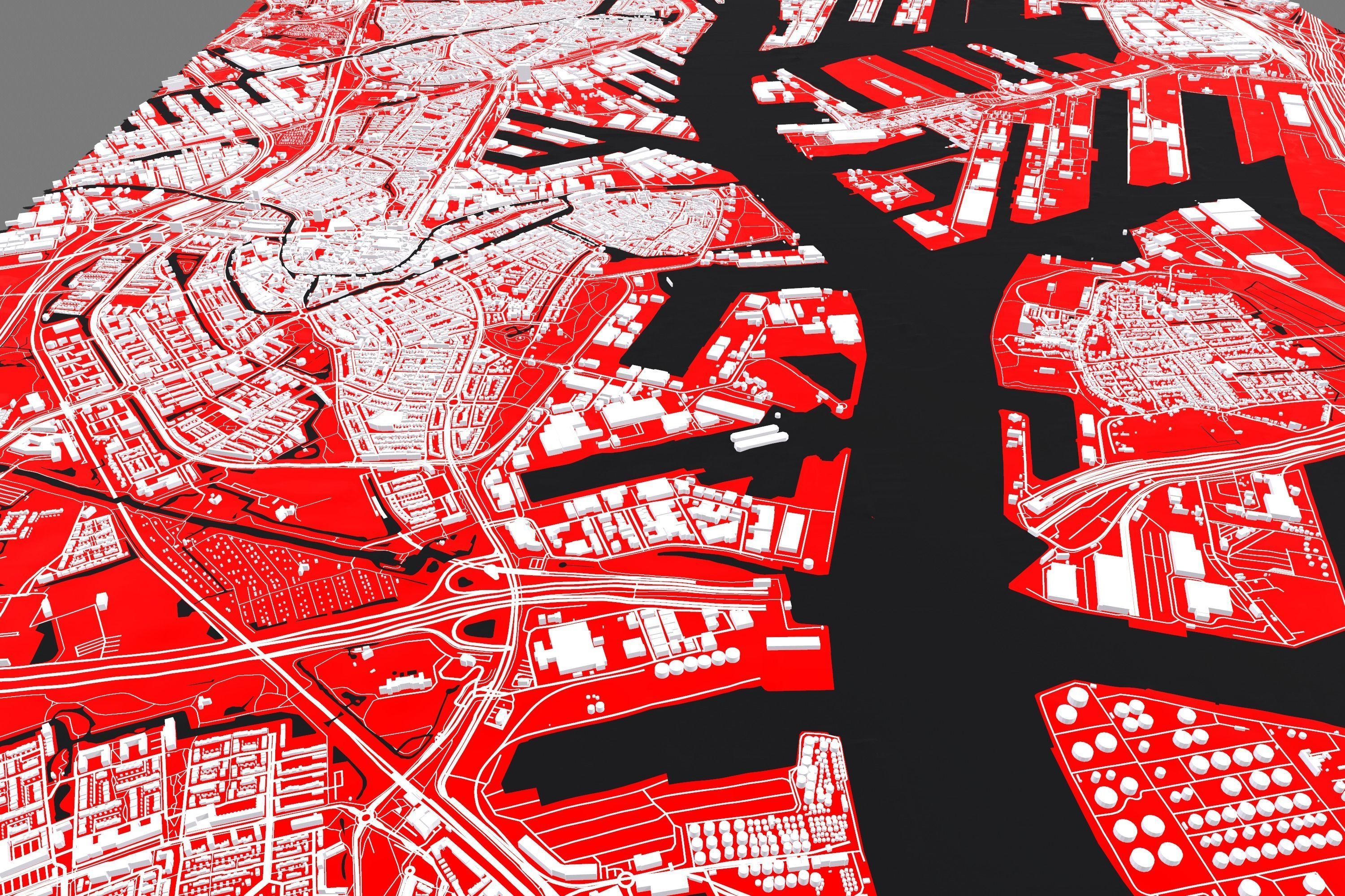 Cityscape Rotterdam Netherlands 3D model | CGTrader