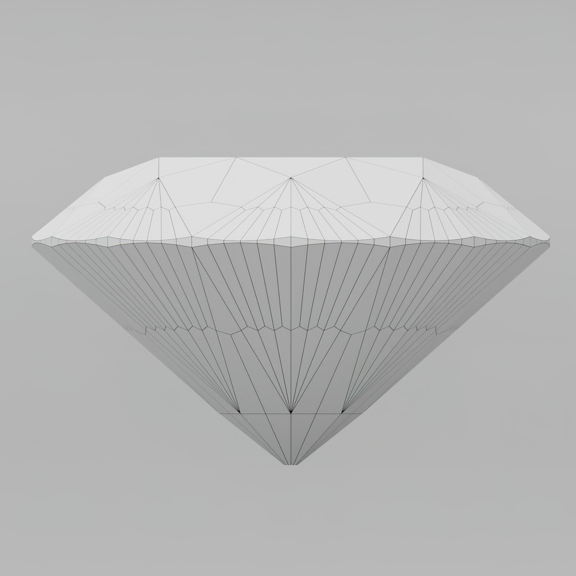Diamond Ideal cut with right proportions 3D model | CGTrader