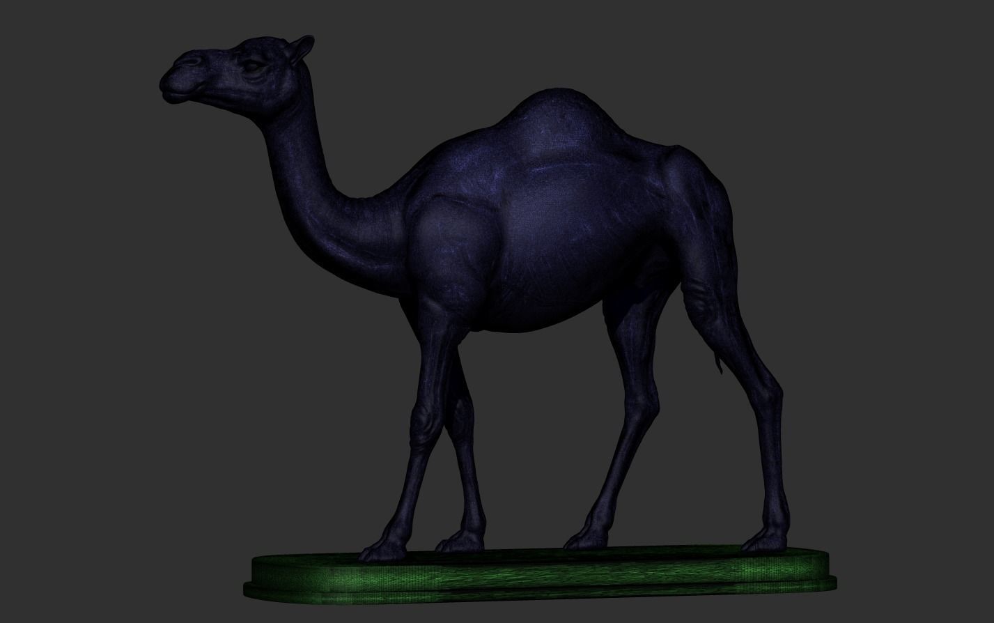 Camel 3D model 3D printable | CGTrader