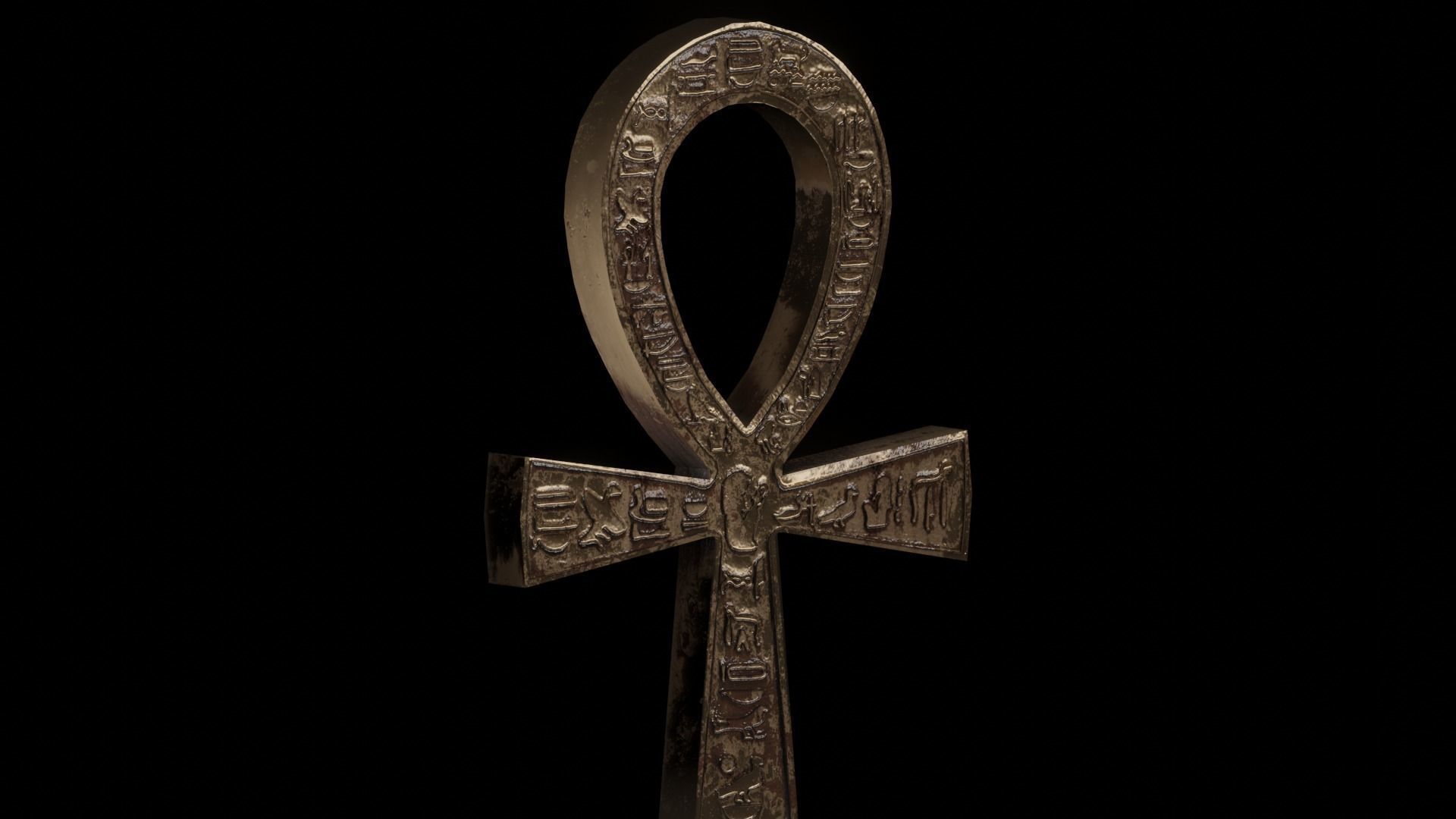 3D model Ancient Egyptian Ankh VR / AR / low-poly | CGTrader