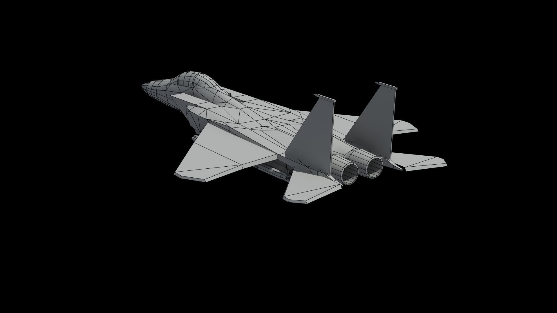 3D model F15E Strike Eagle VR / AR / low-poly | CGTrader