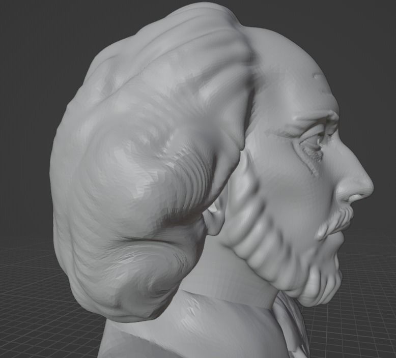 William Shakespeare 3D model 3D printable | CGTrader