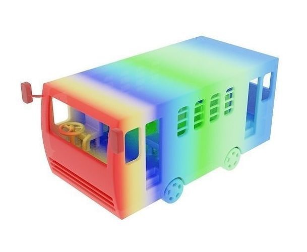 Bus CFD 3D Image 3D model | CGTrader