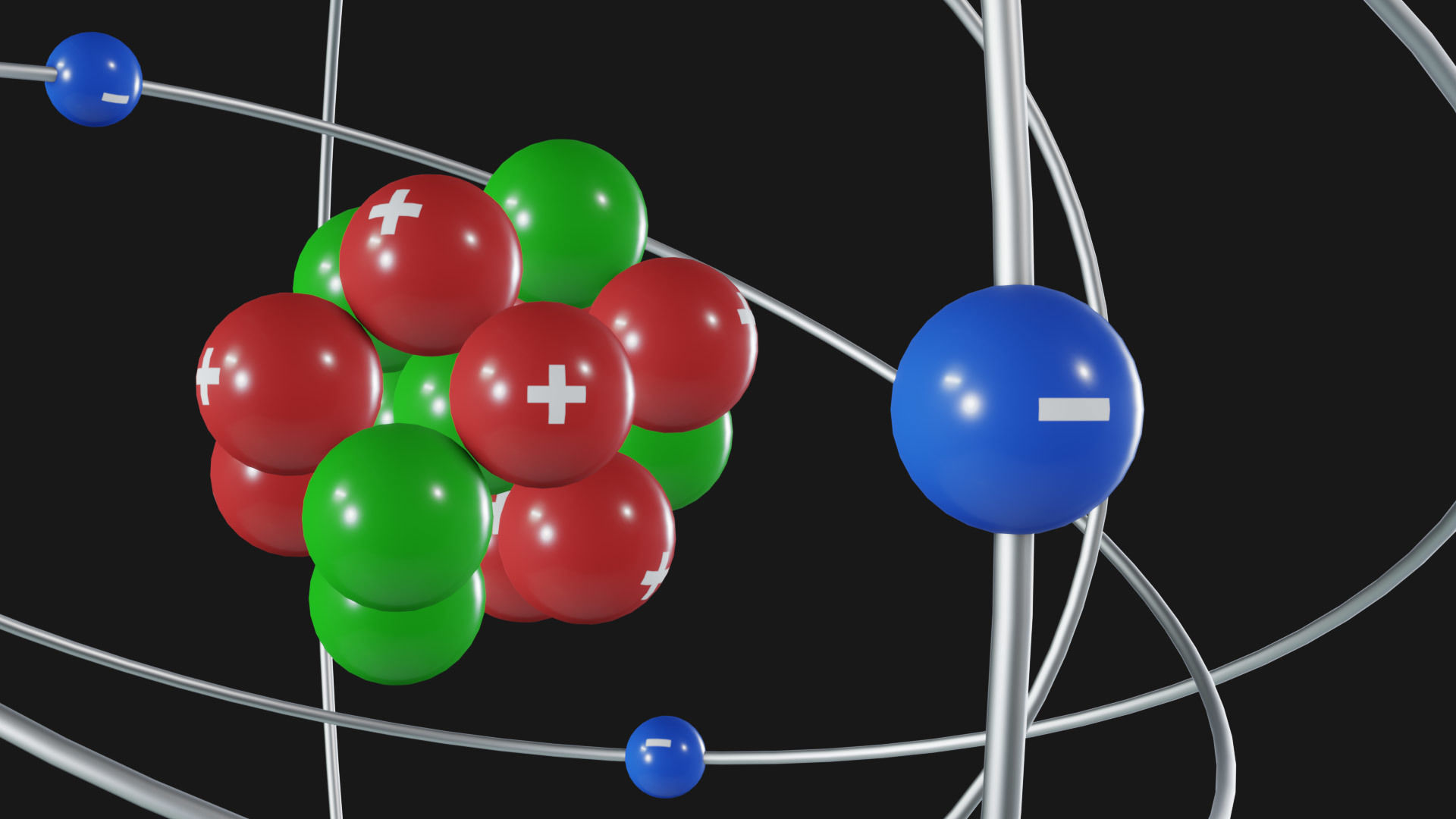 Atom Planetary Model - Bohr 3D model animated | CGTrader