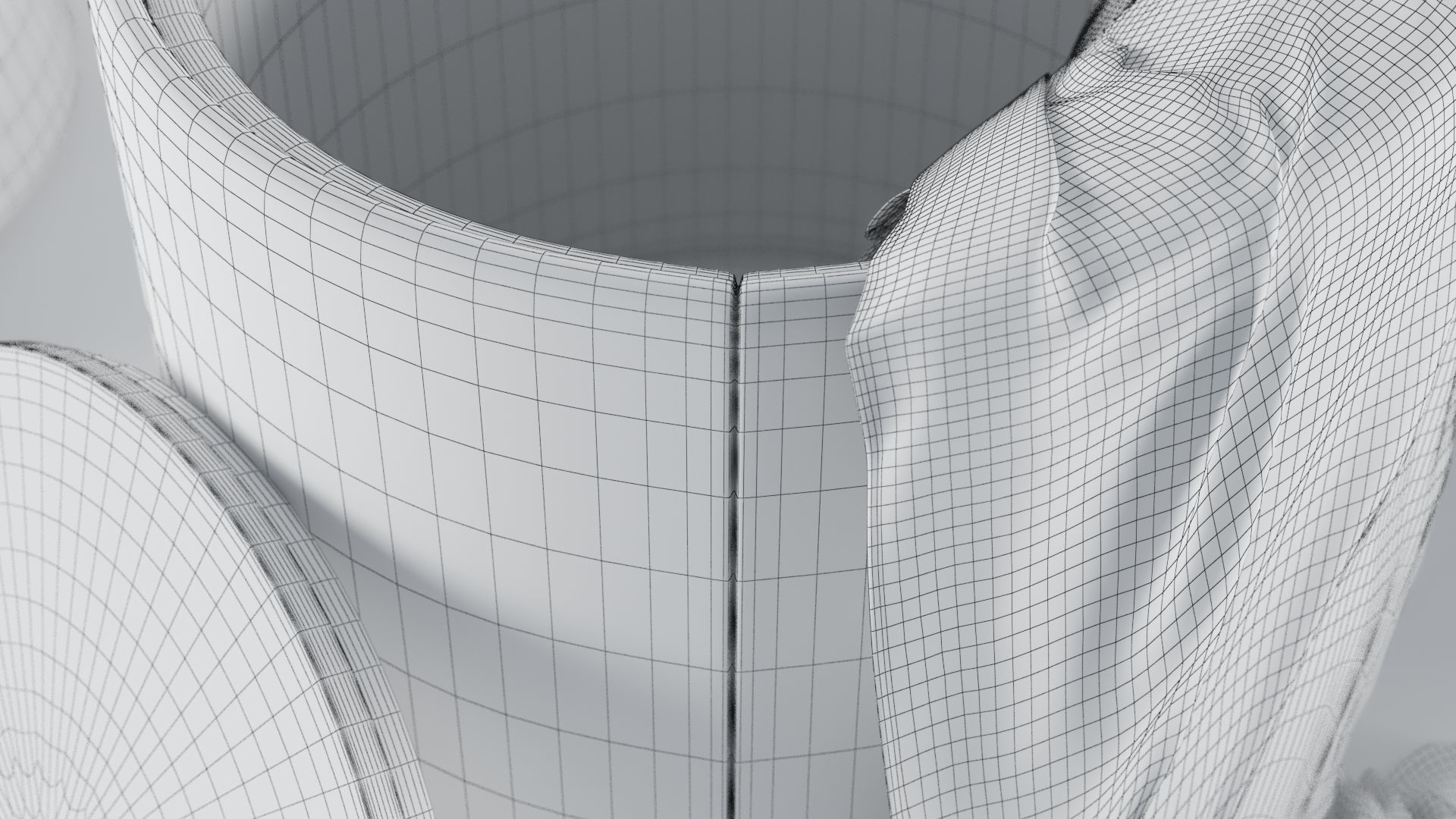 Alicia Storage Stool and Coffee Table Comfort 3D model | CGTrader