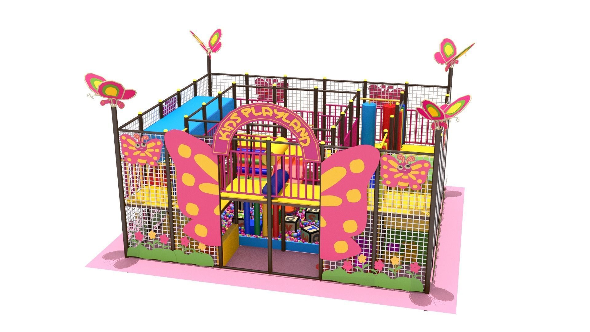 Indoor Playground 3D model | CGTrader