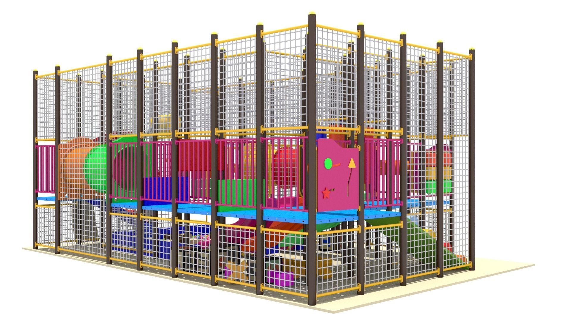 Indoor Playground 3D model | CGTrader