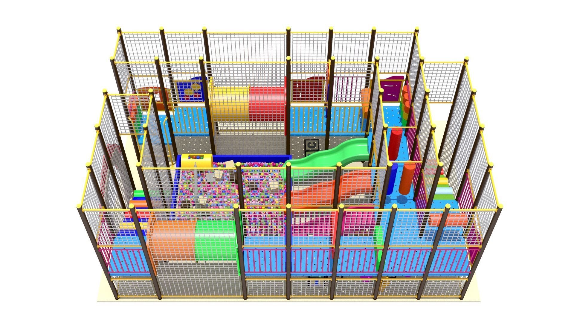 Indoor Playground 3D model | CGTrader
