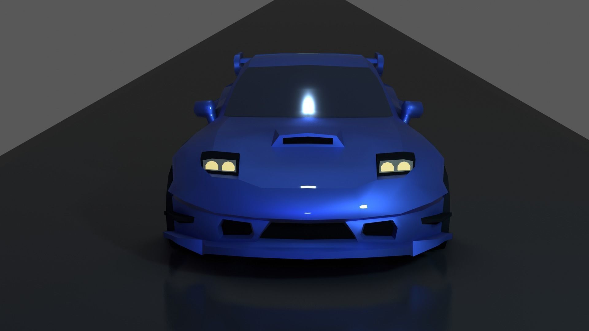 3D model Low poly racing sport-car VR / AR / low-poly | CGTrader