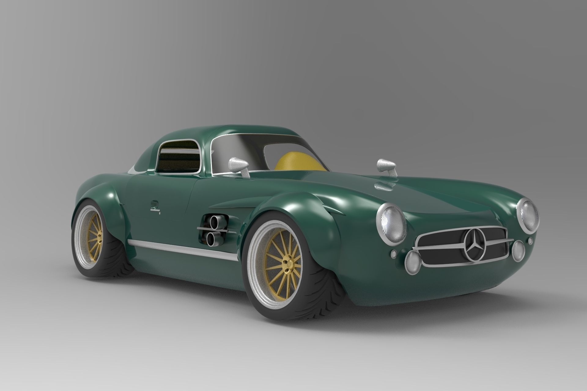 Mercedes 300SL 3D model | CGTrader