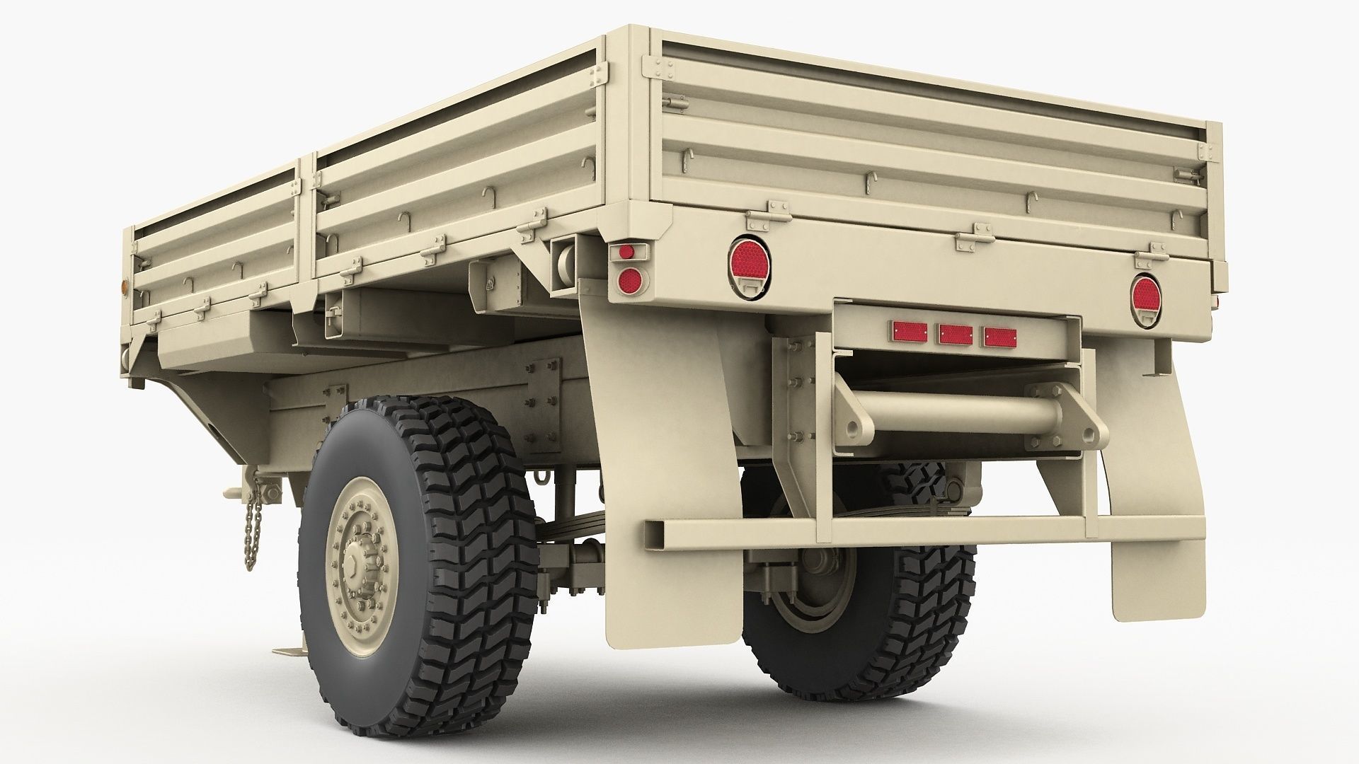 Military trailer M1082 3D model | CGTrader