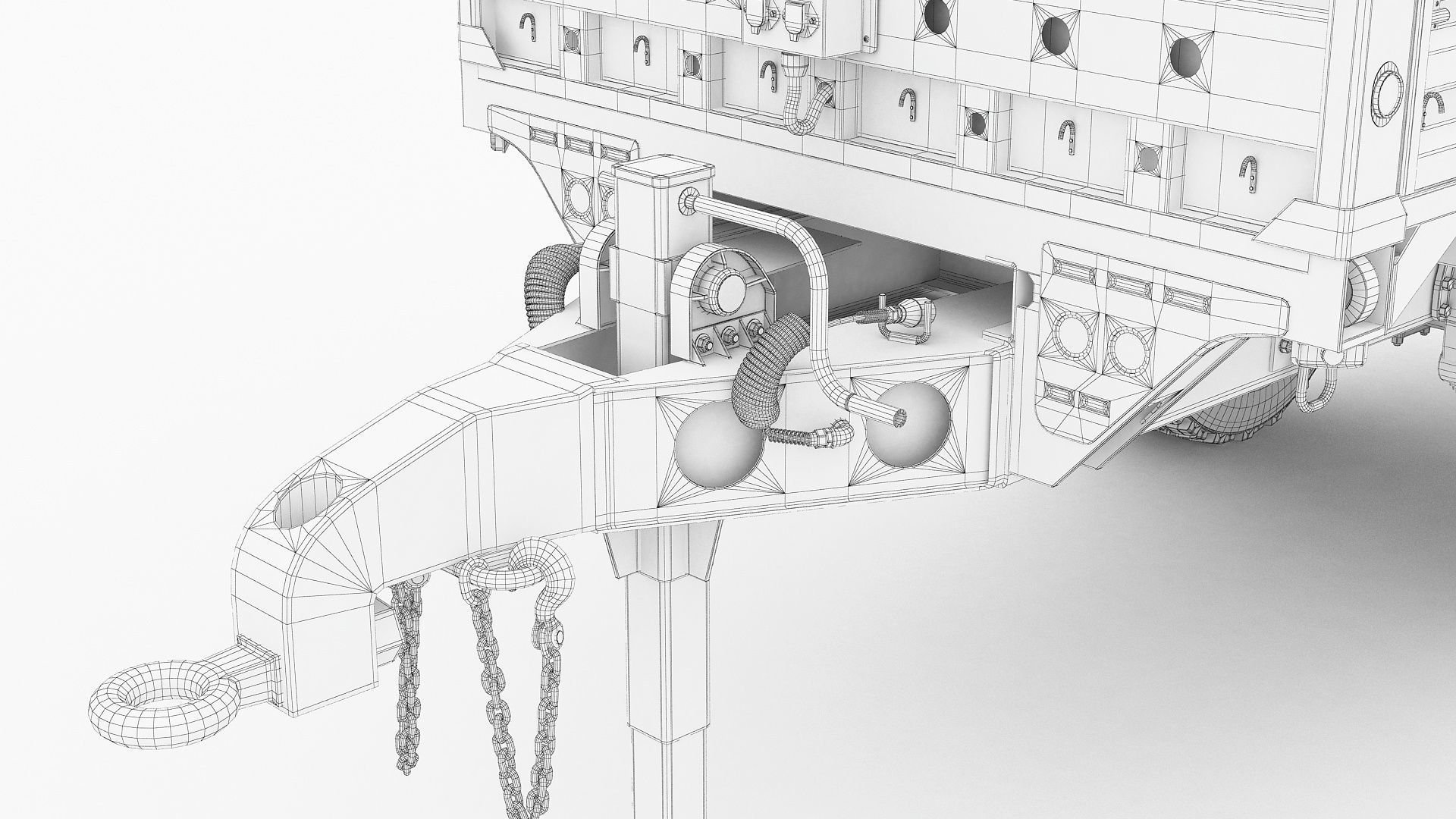 Military trailer M1082 3D model | CGTrader