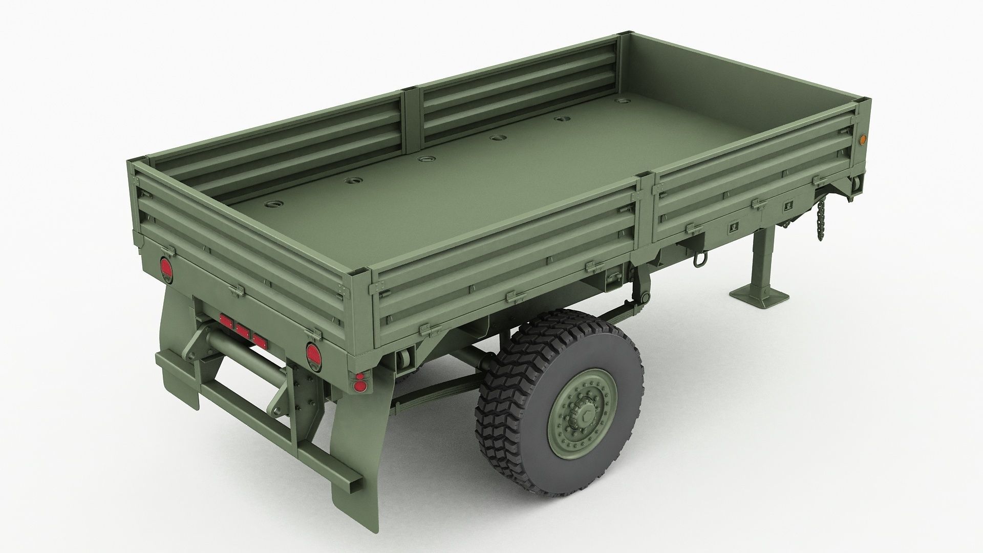 Military trailer M1082 3D model | CGTrader