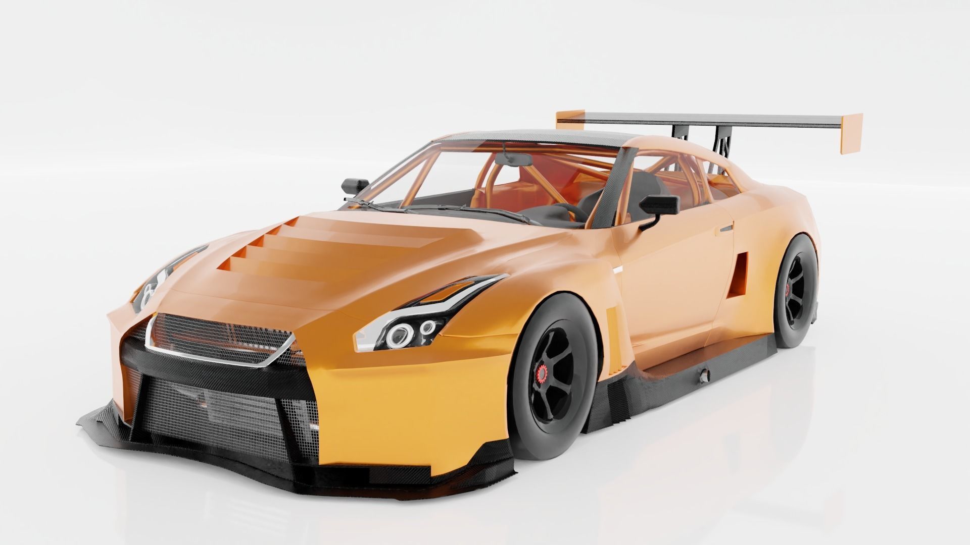 Japanese racing car 3D model rigged | CGTrader
