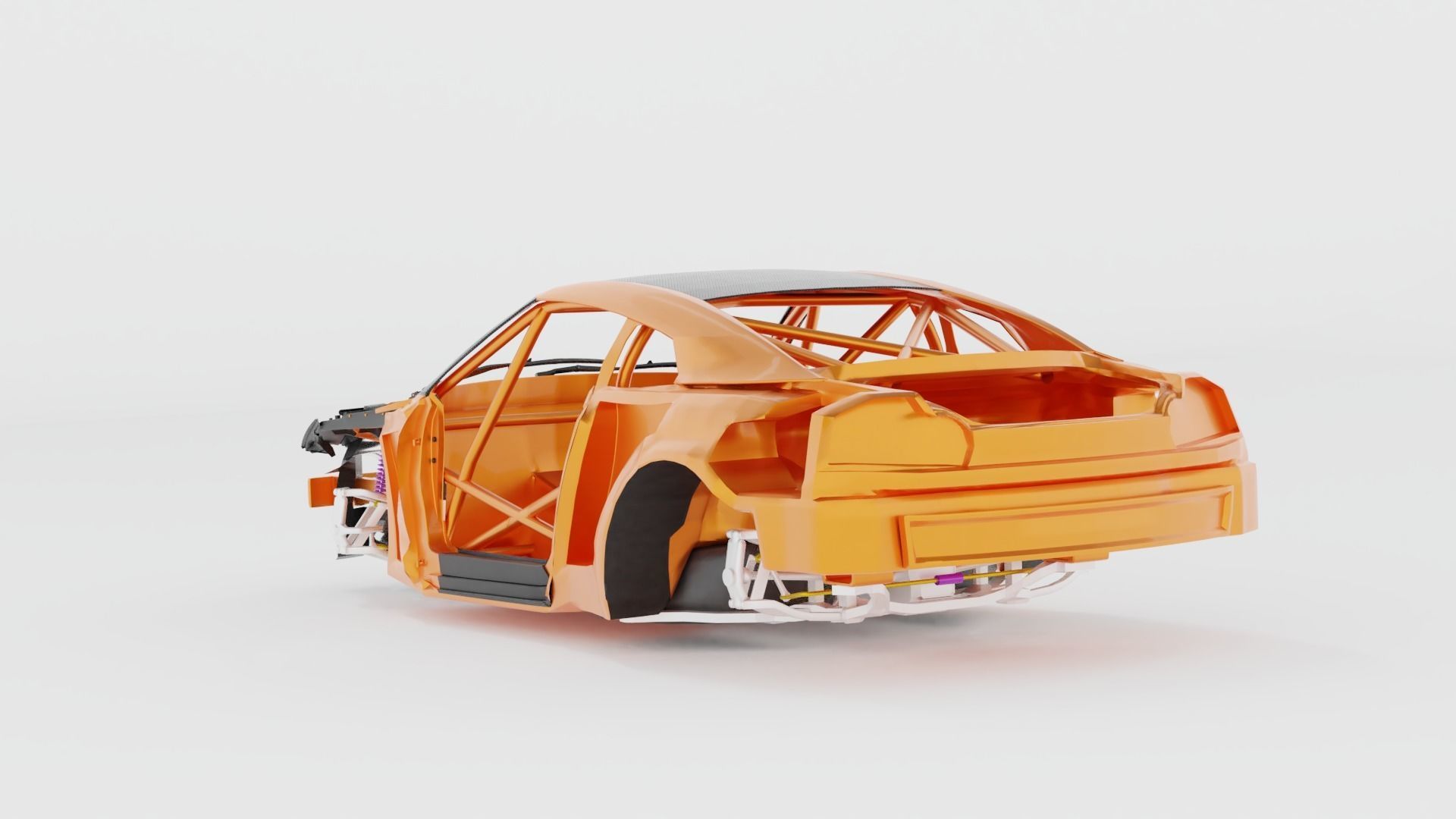 Japanese racing car 3D model rigged | CGTrader
