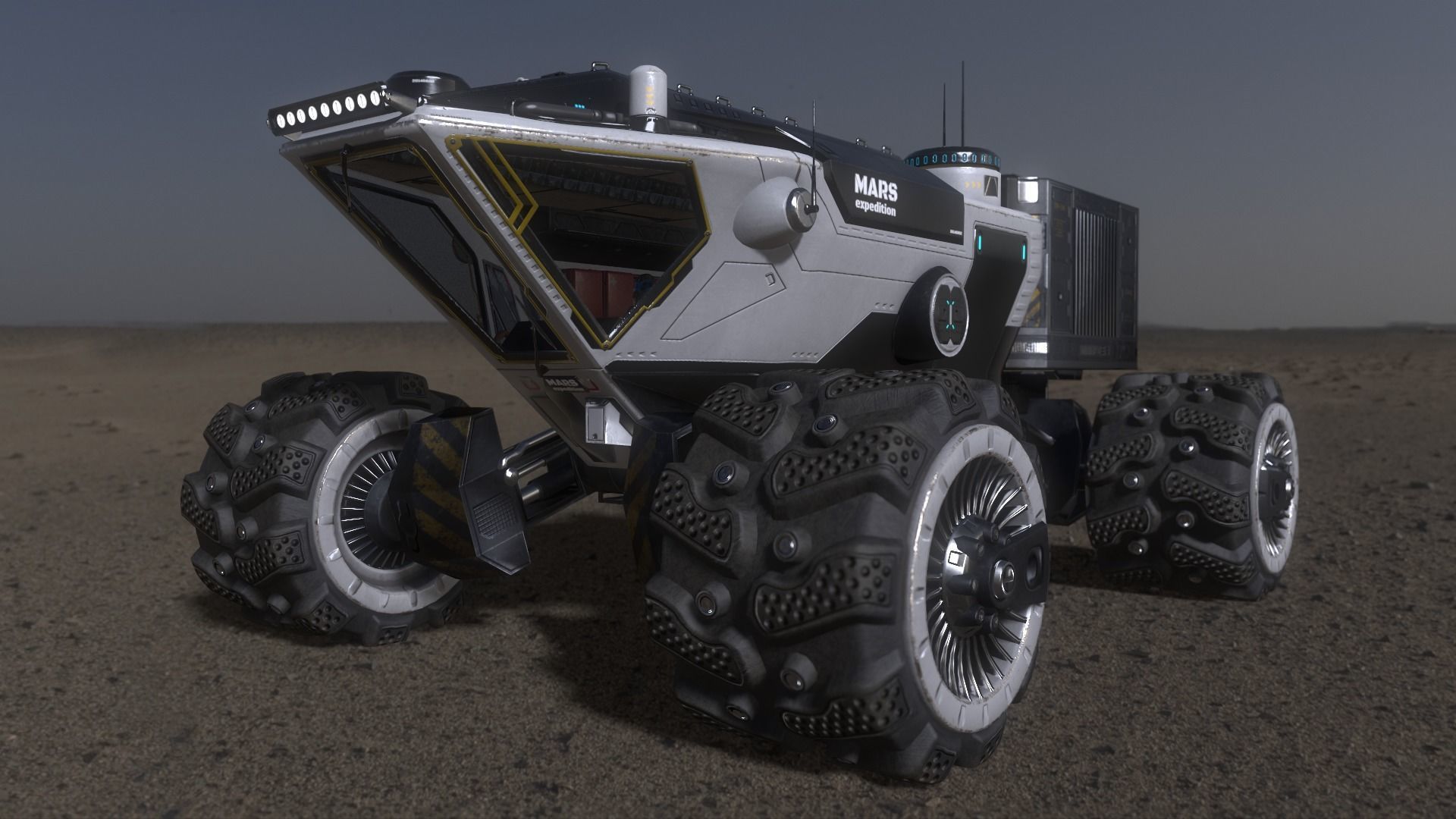 3D model MARS ROVER VR / AR / low-poly rigged animated | CGTrader