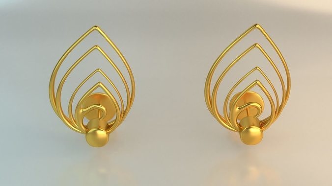Ear Rings 3D model | CGTrader