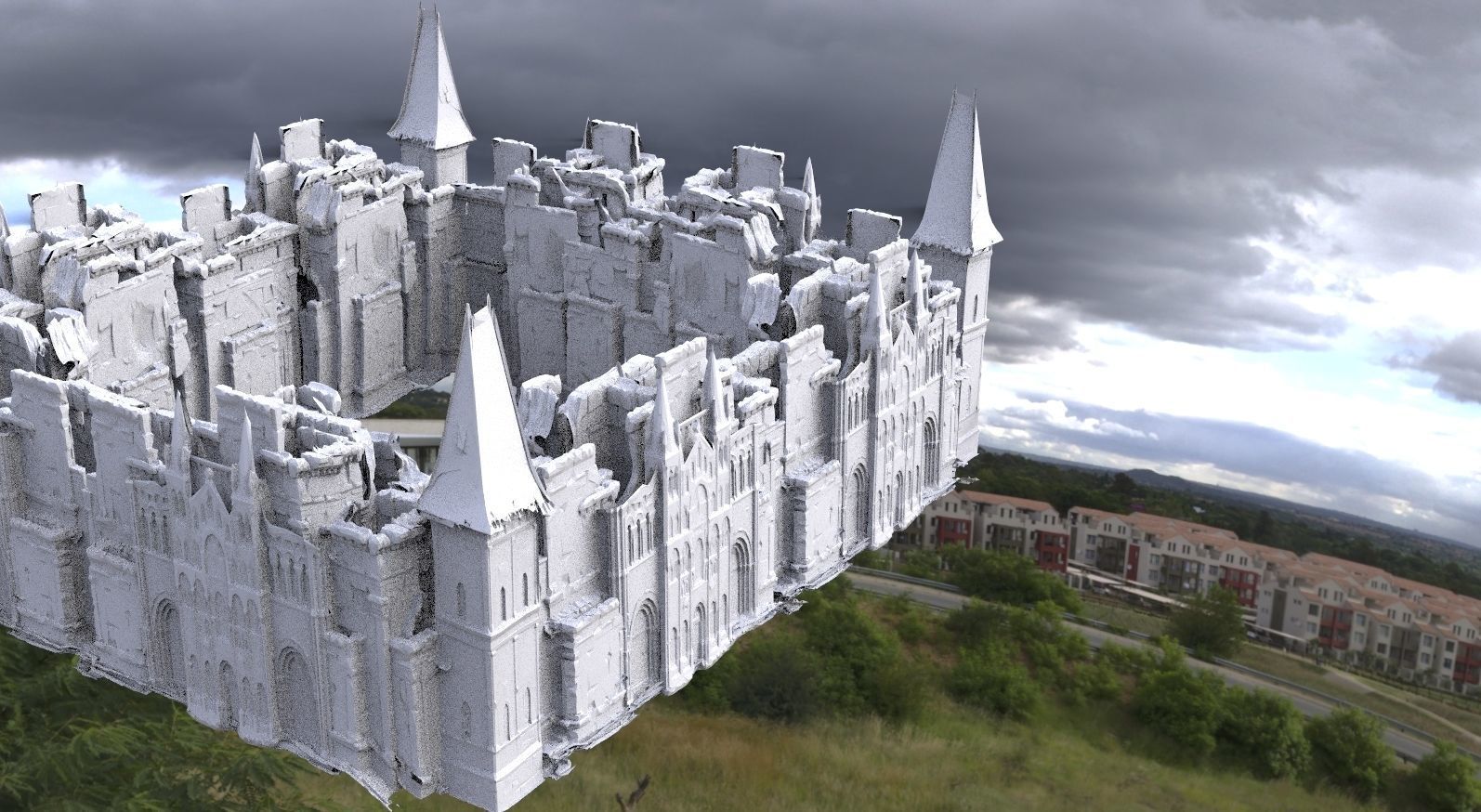 Fort Wall High Fantasy elf design 3D model | CGTrader