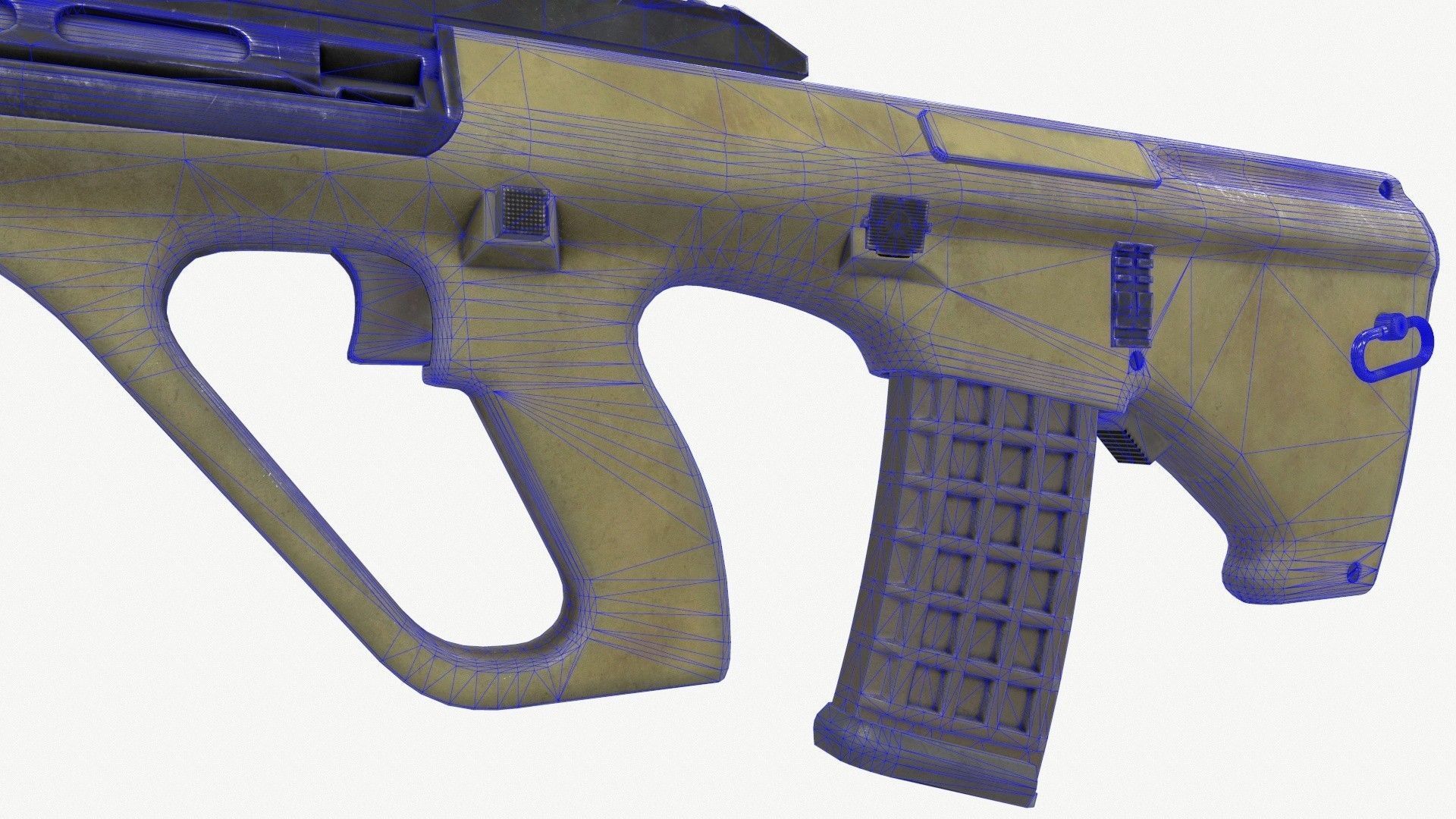 3D model AUG Assault Rifle VR / AR / low-poly | CGTrader