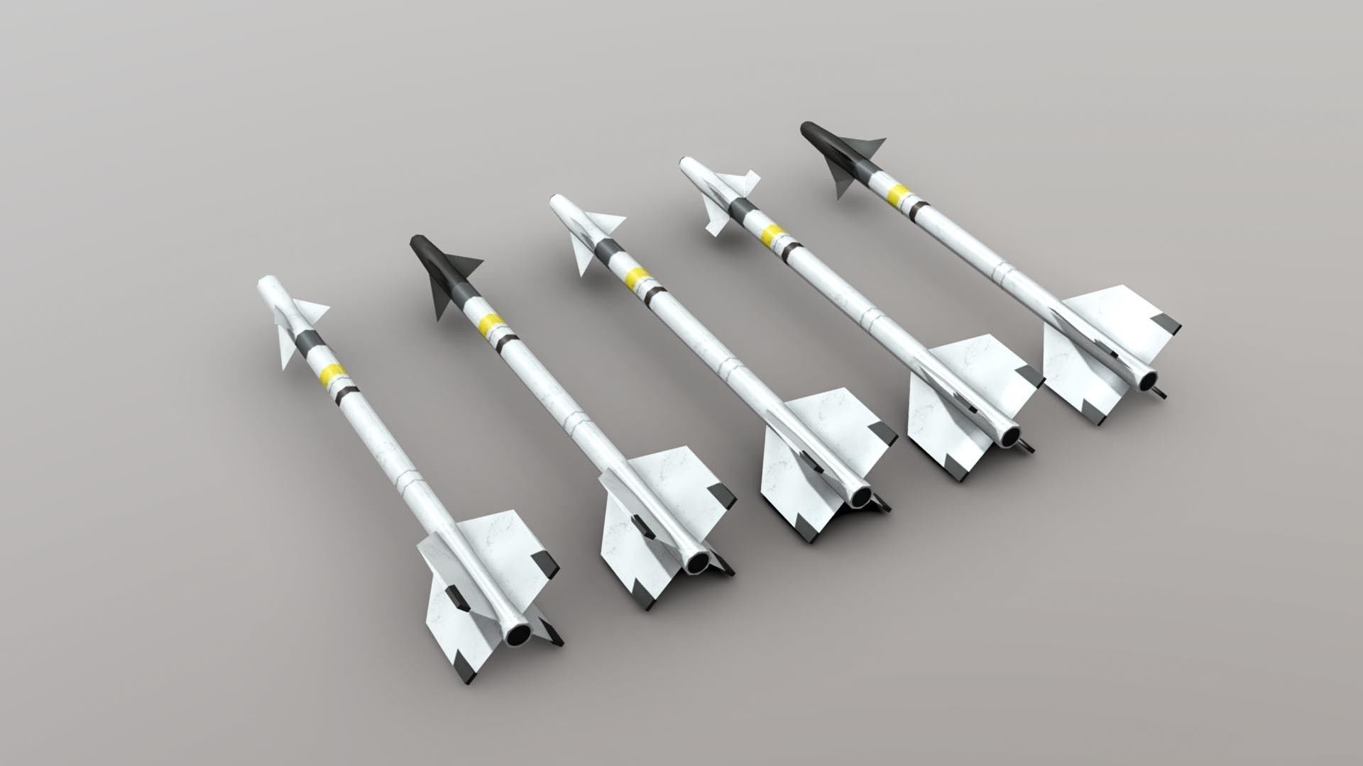 3D model AIM-9 Sidewinder Pack VR / AR / low-poly | CGTrader
