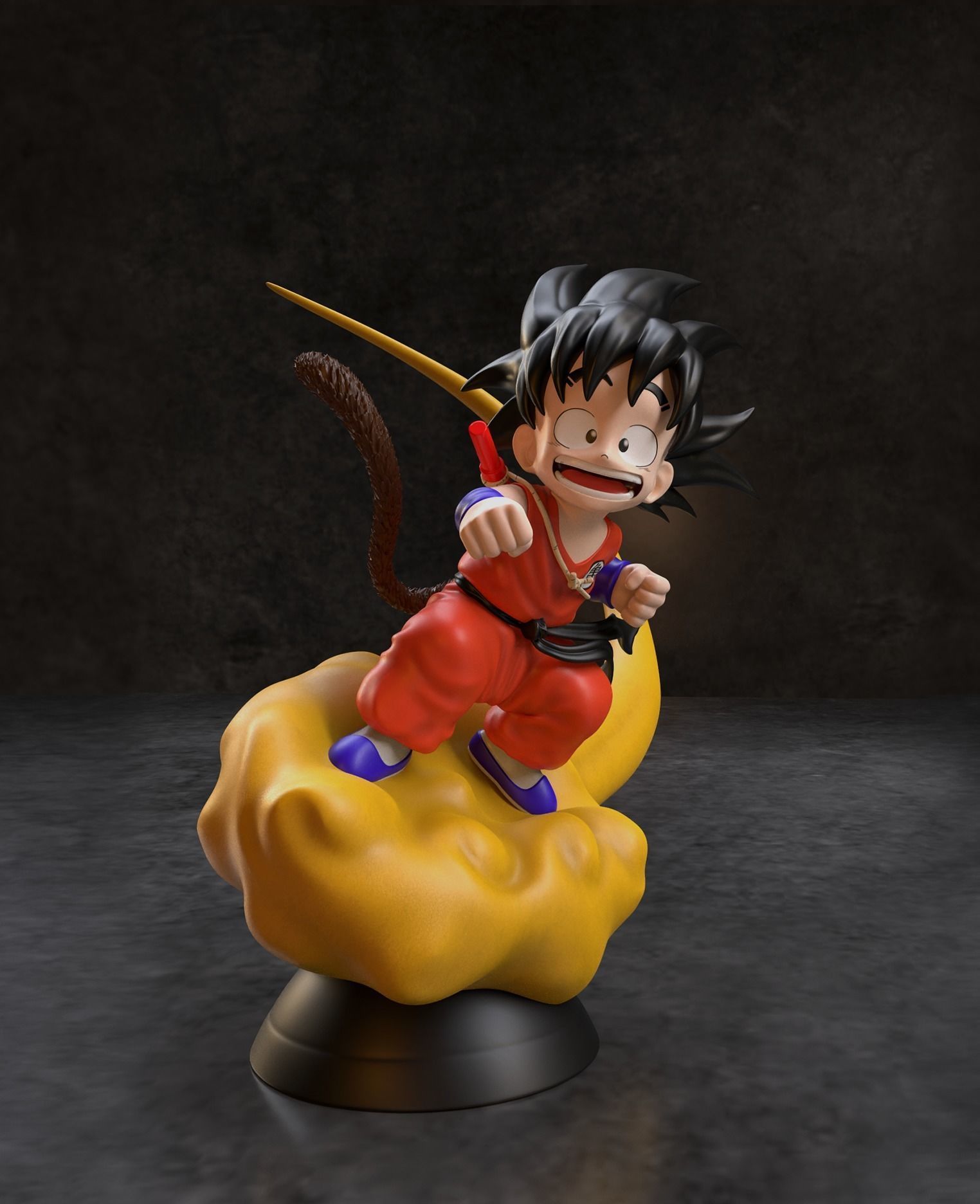 Kid Goku STL 3D model 3D printable | CGTrader