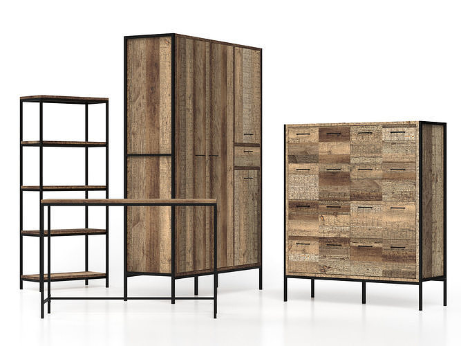 Urban Rustic Set 02 3D model | CGTrader