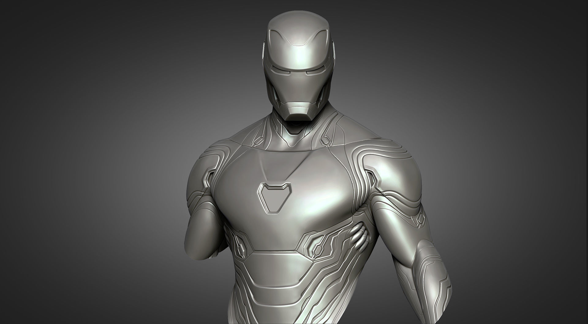 Iron Man MK50 bust 02 - Infinity War 3D model 3D printable | CGTrader