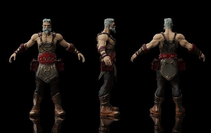 3D model Blacksmith VR / AR / low-poly | CGTrader