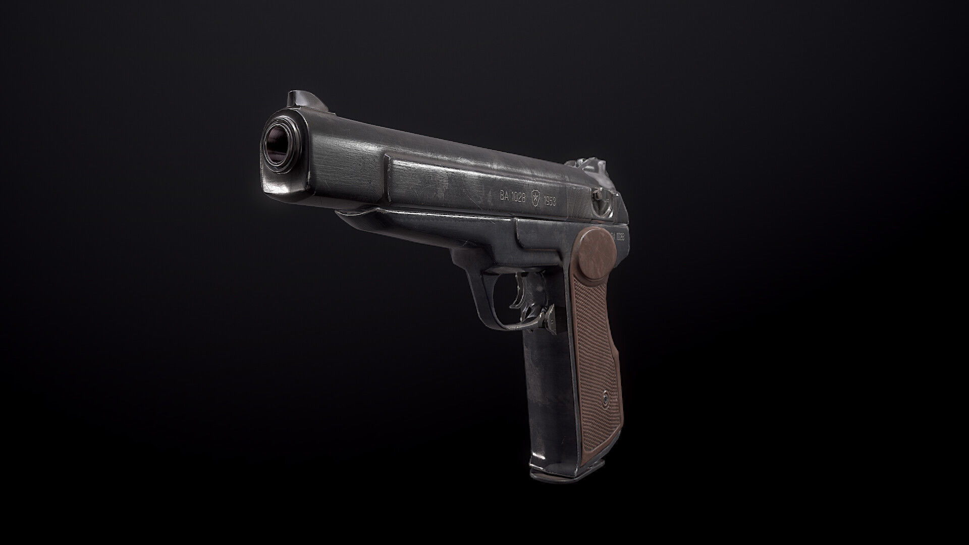 3D model Stechkin pistol VR / AR / low-poly | CGTrader