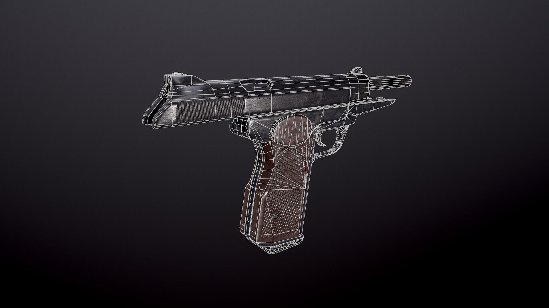 3D model Stechkin pistol VR / AR / low-poly | CGTrader