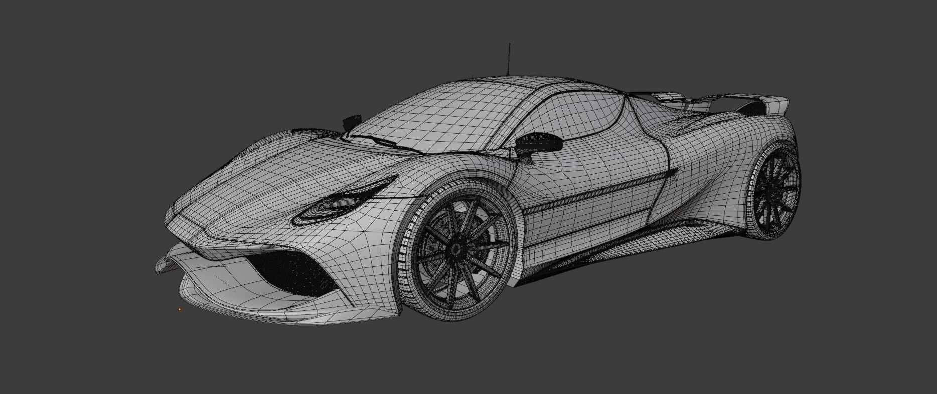 2021 Ferrari Aquila Concept Sportscar-Highly Detailed 3D model | CGTrader