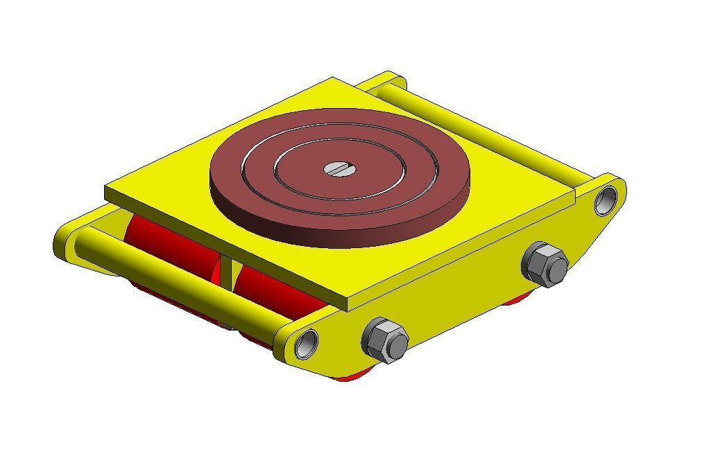 MS-04-CARGO TROLLEY 6TON-13200lb-3D MODEL 3D model | CGTrader