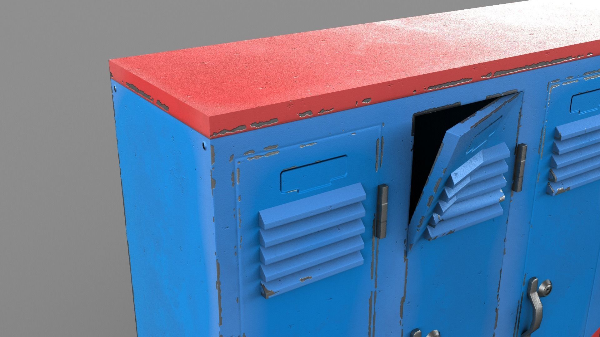 3D model Stylized Lockers VR / AR / low-poly | CGTrader