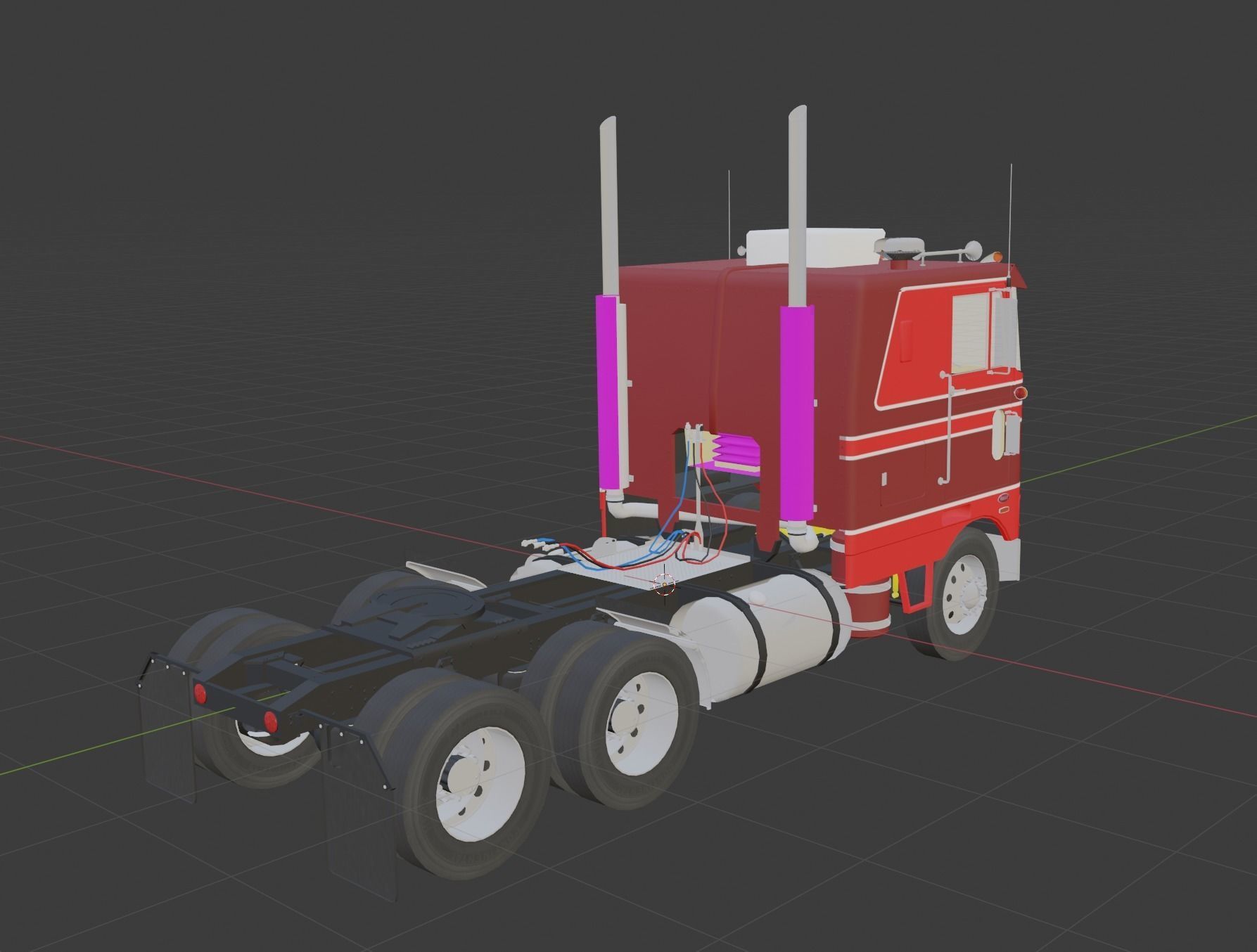 Peterbilt 352 Sleeper 3D model | CGTrader