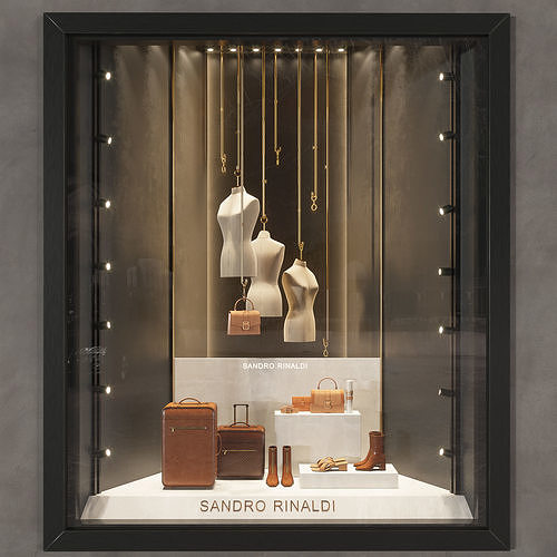 Shop window display 3 3D model | CGTrader