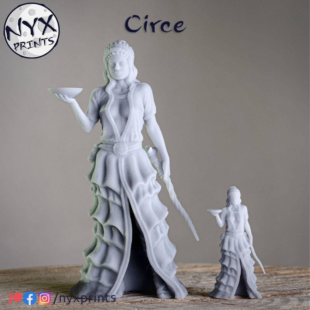 SORCERESS CIRCE 3D model 3D printable | CGTrader