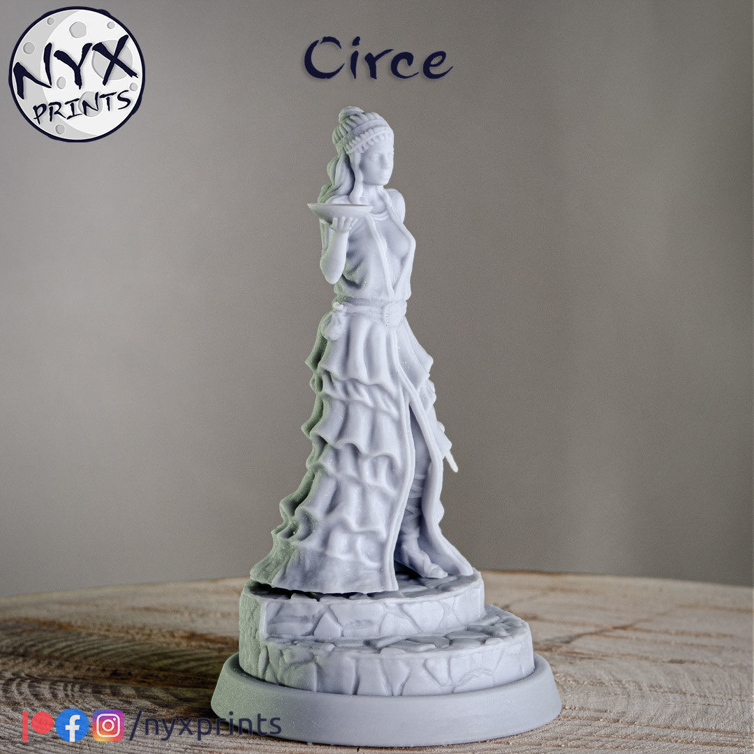 SORCERESS CIRCE 3D model 3D printable | CGTrader