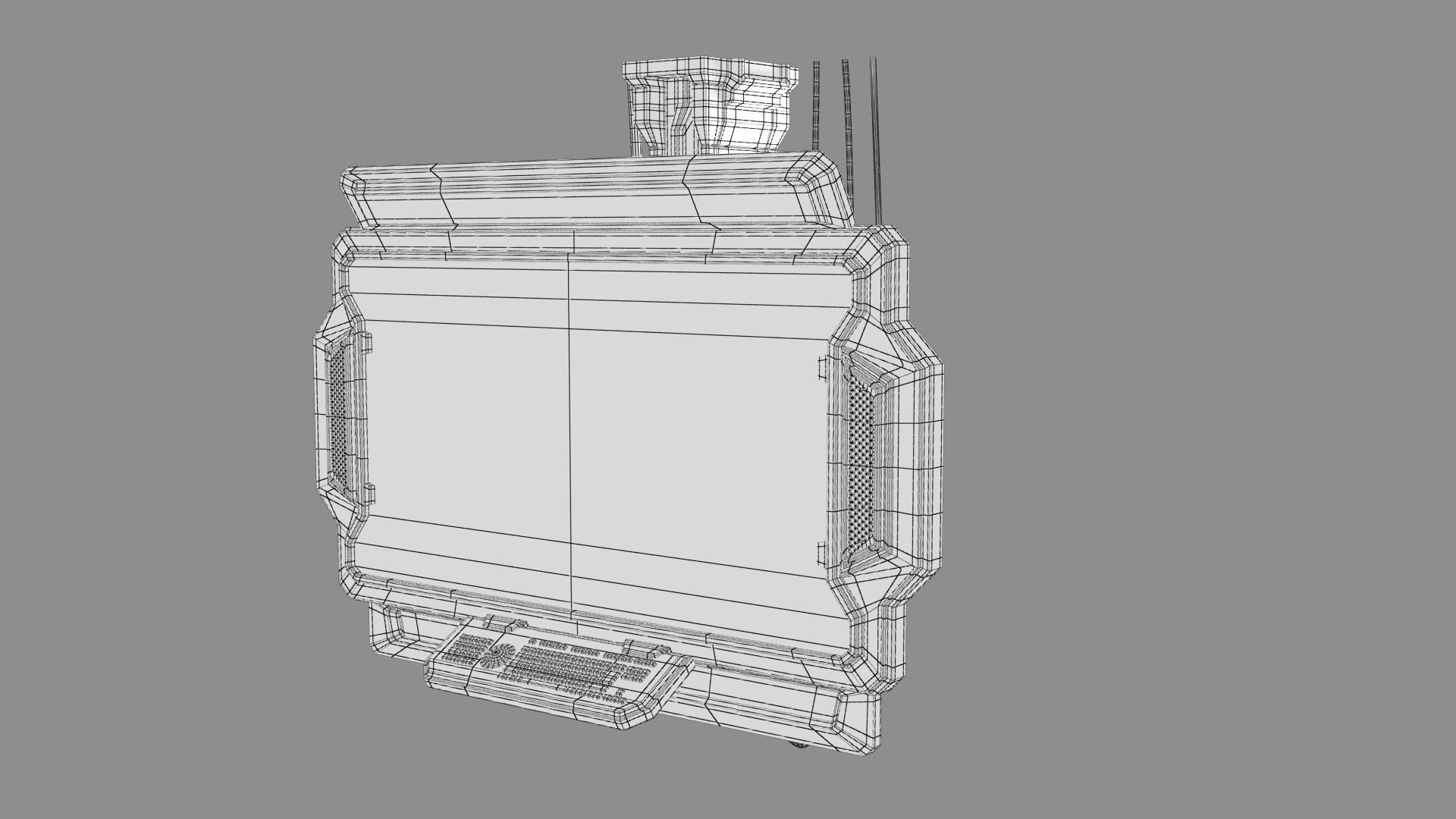 3D model Sci-fi monitor3 VR / AR / low-poly | CGTrader