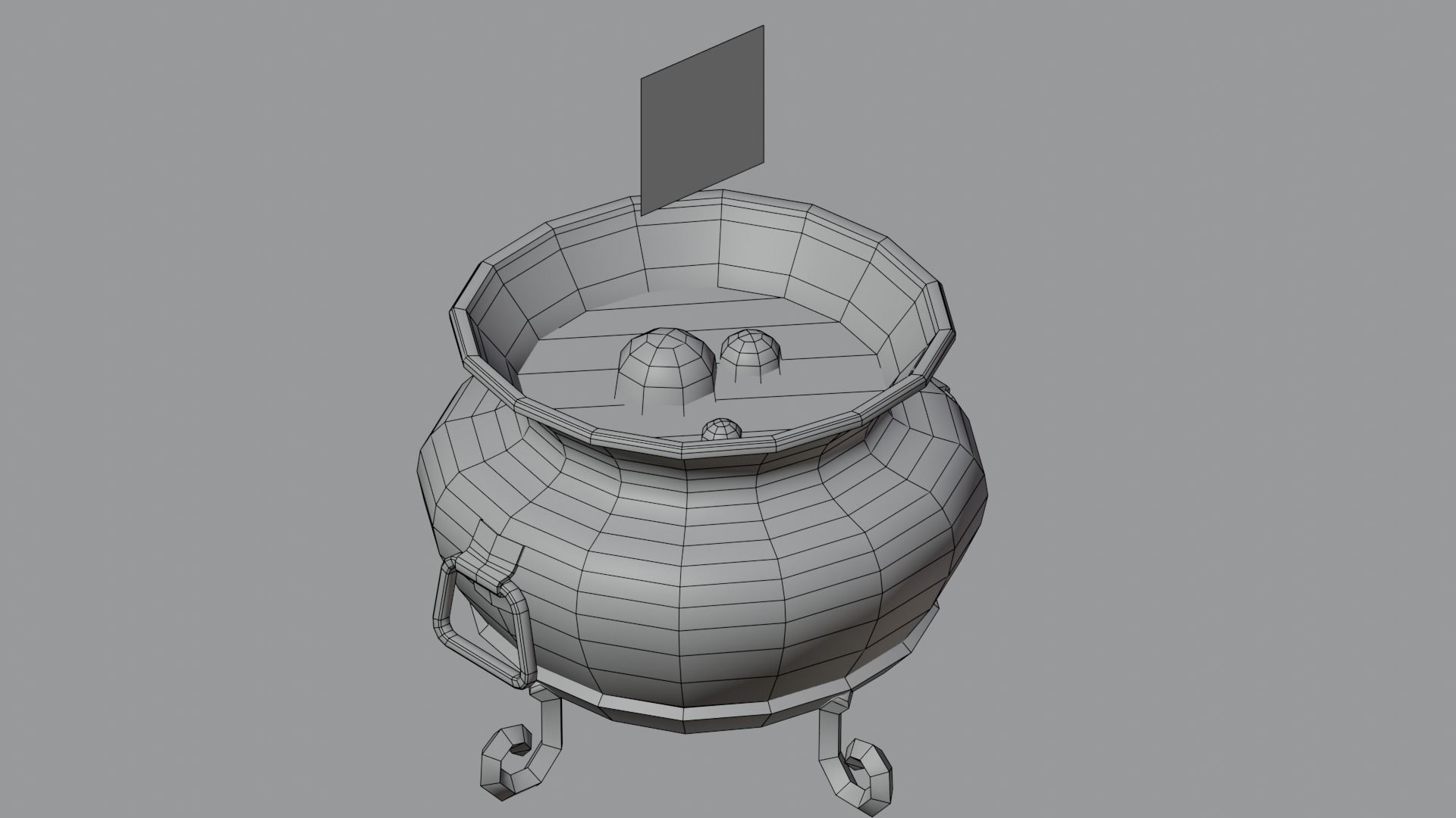 3D model Stylized Witches Cauldron VR / AR / low-poly | CGTrader