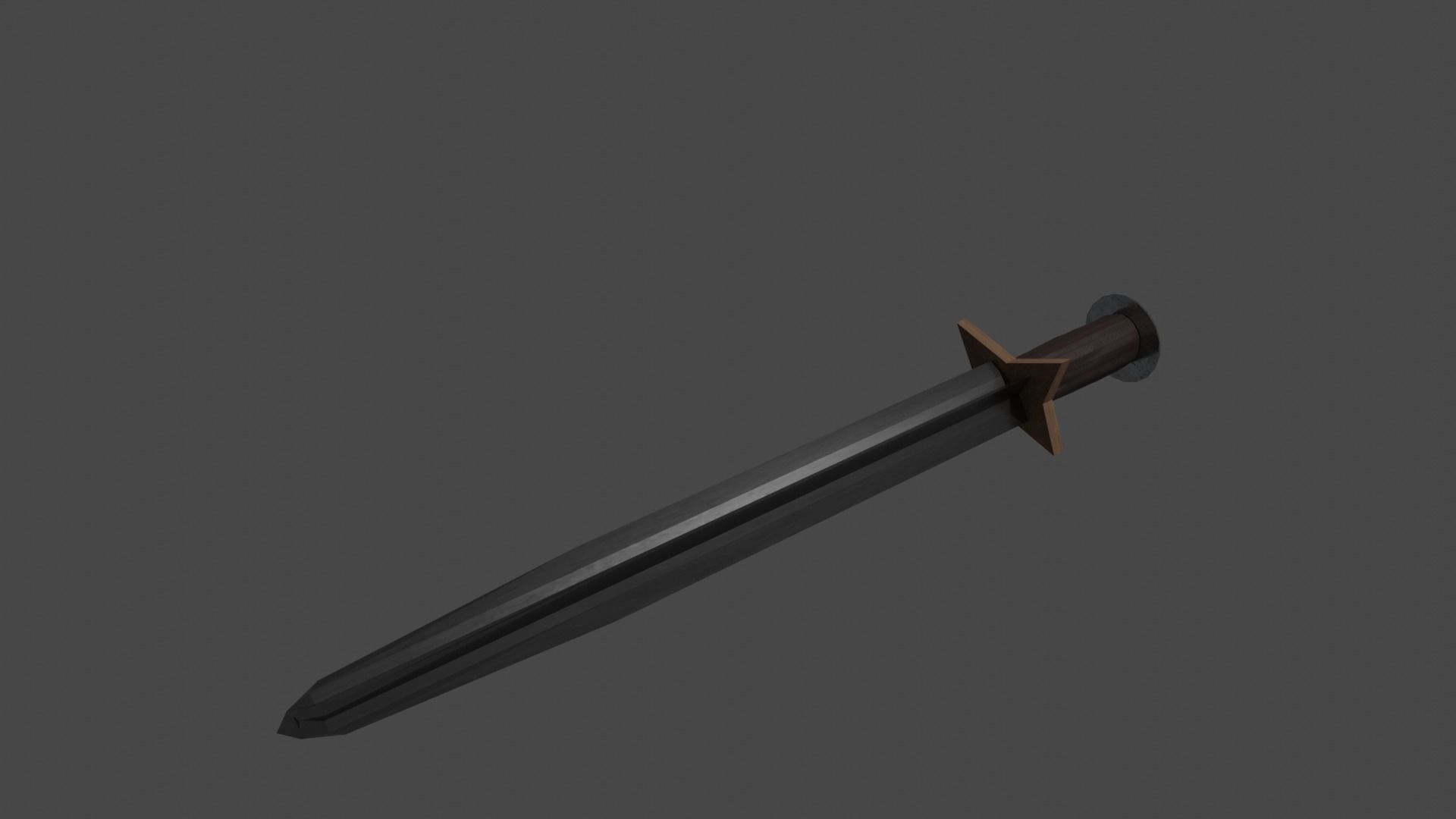 One-armed sword 3D model | CGTrader