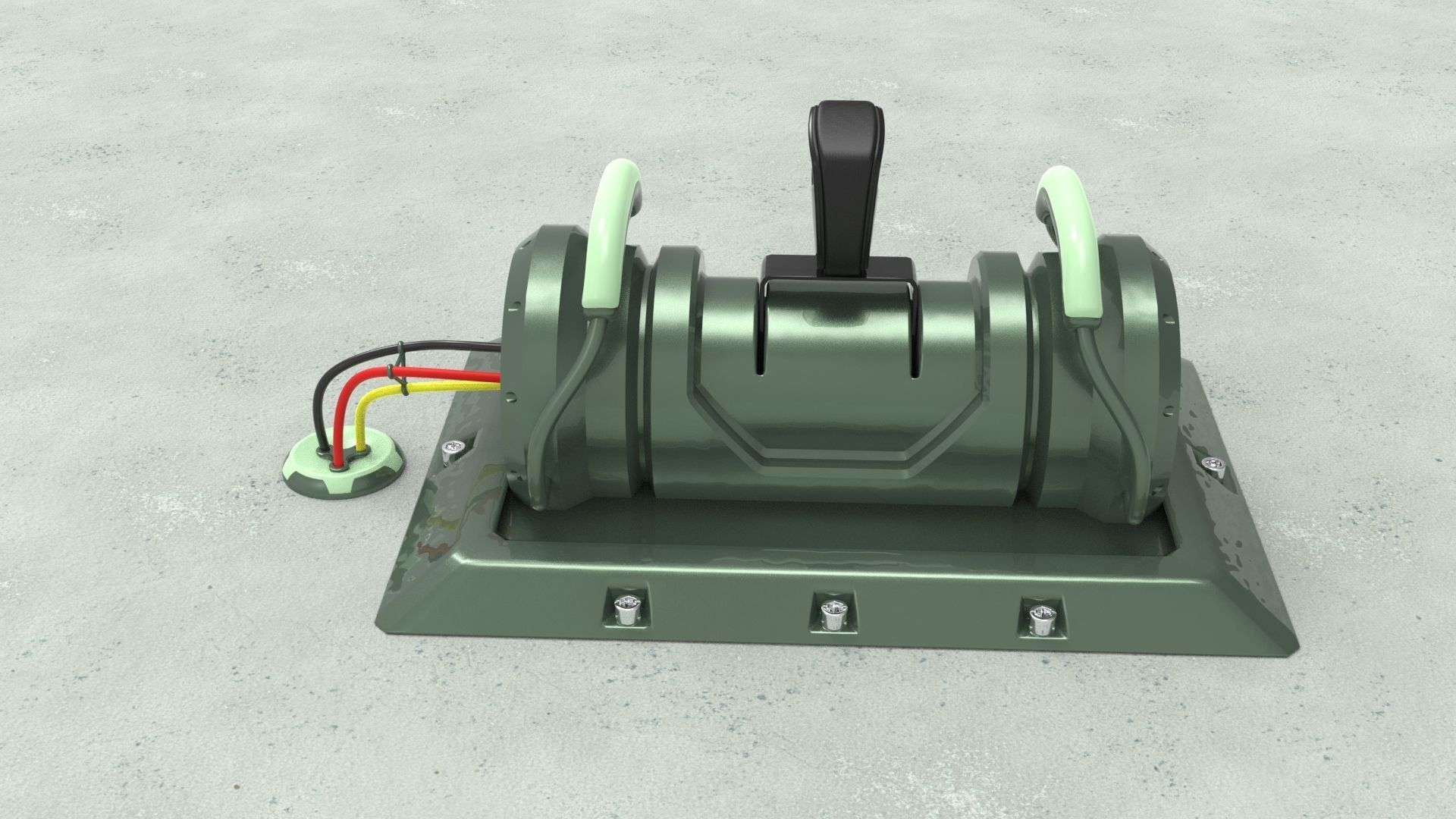 Sci-fi lever switch kitbash vol 01 3D model | CGTrader