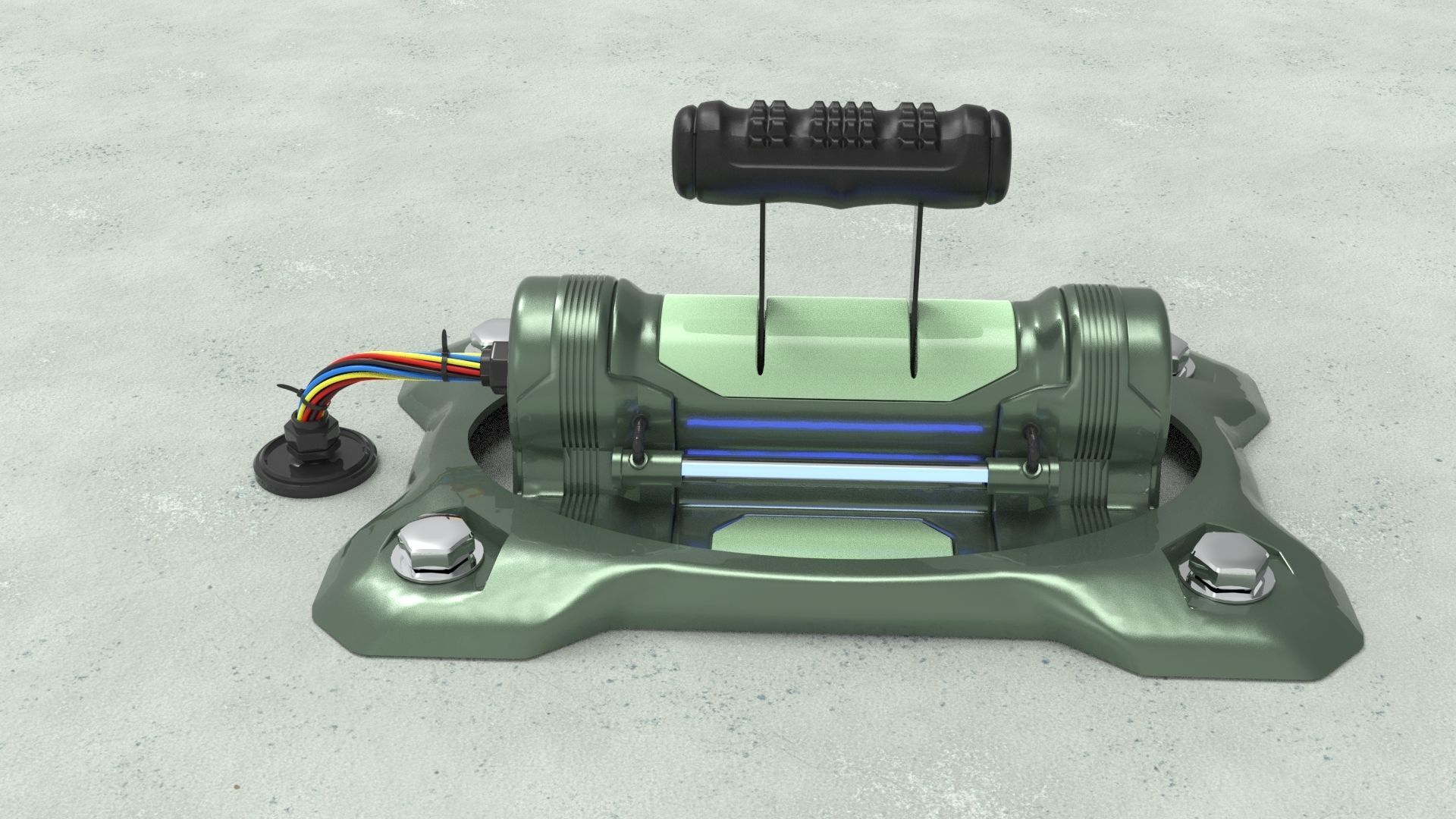 Sci-fi lever switch kitbash vol 01 3D model | CGTrader