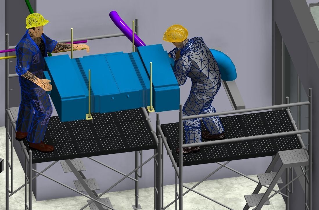 MS-02-METHOD STATEMENT OF FCU SYSTEM AND AIR DUCT 3D MODEL 3D model ...