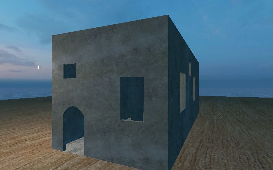 3D model building concrete VR / AR / low-poly | CGTrader
