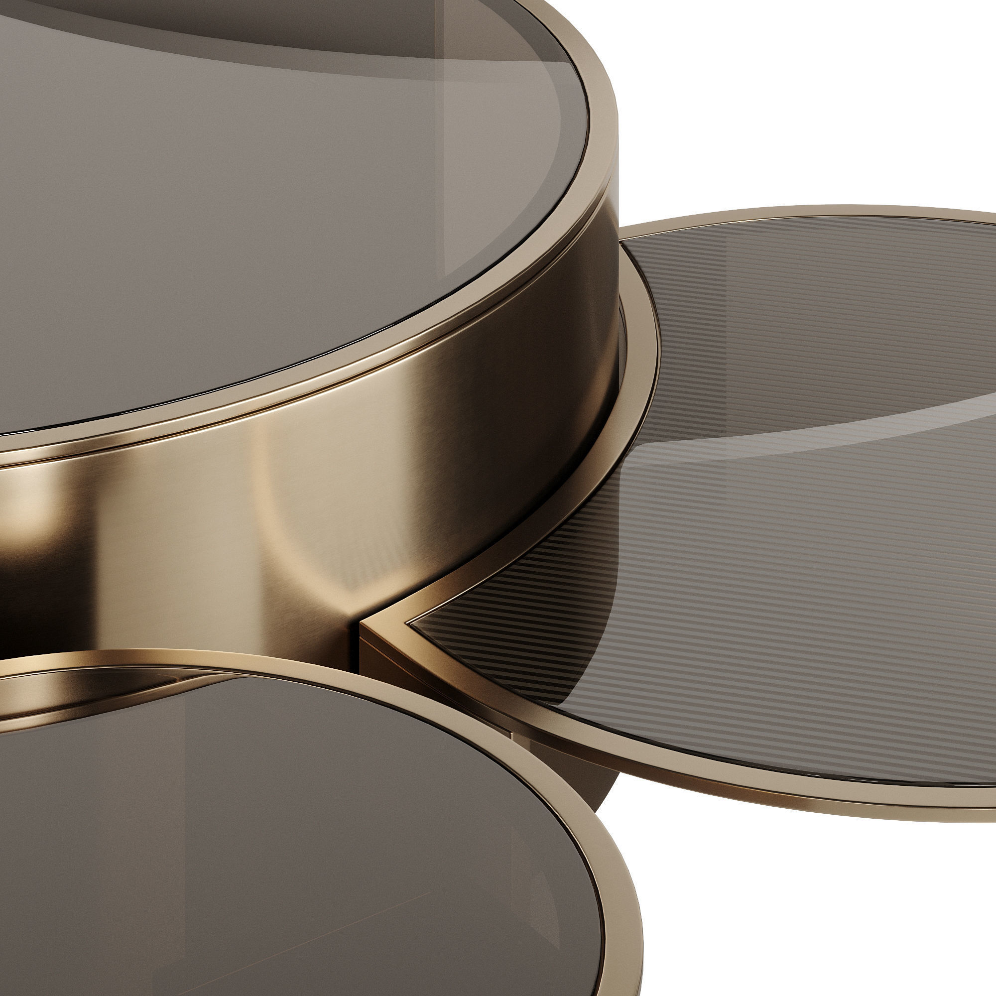 3D model FENDI CONSTELLATION EFFE COFFEE TABLE VR / AR / low-poly ...